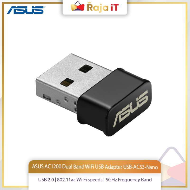 Jual ASUS AC1200 Dual Band WiFi USB Adapter USB-AC53-Nano di Seller ...