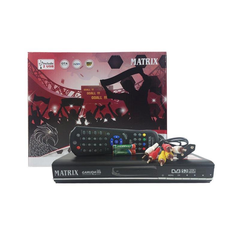 Jual Matrix Garuda HD Receiver Parabola Prabayar dan FTA - Merah di ...