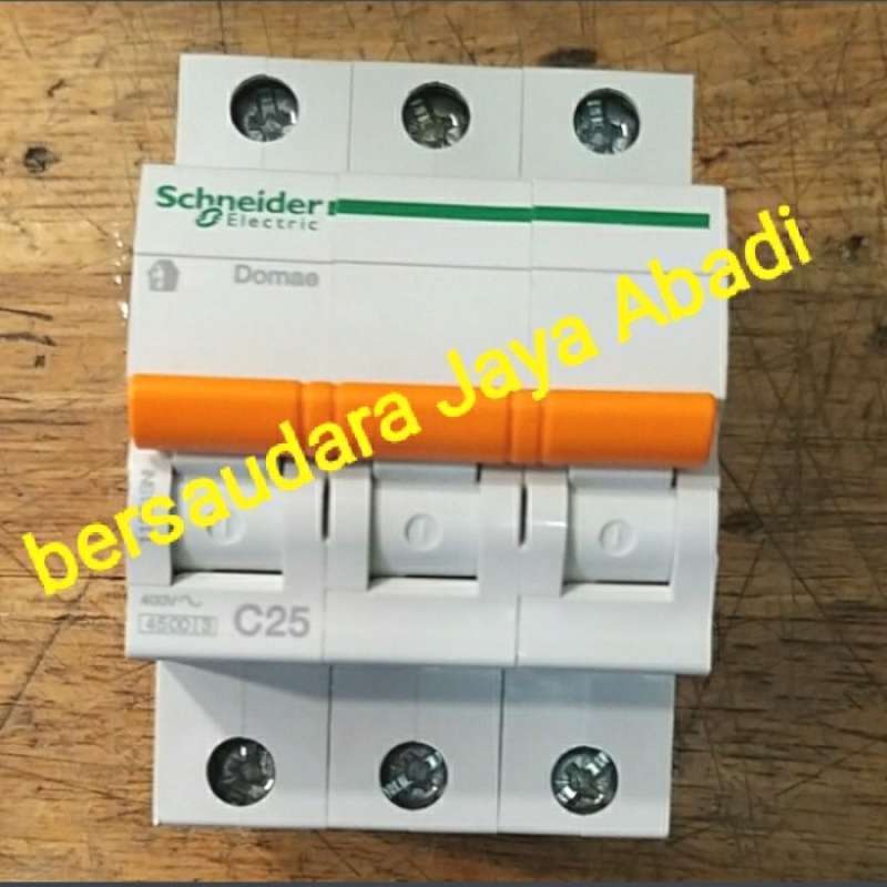 Jual Mcb 25A 3pas doame Schneider/ Mcb 3p 25Amper Schneider / Mcb ...