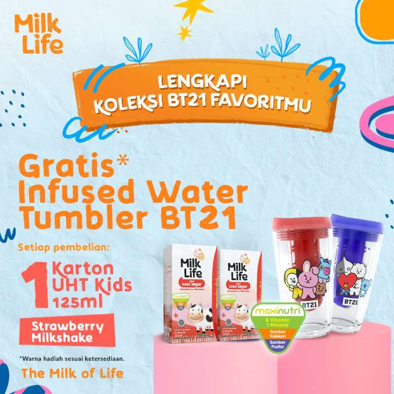 Jual SMG/JOG/SOLO - MilkLife Stroberi Milkshake – UHT Kids Tetra Slim ...
