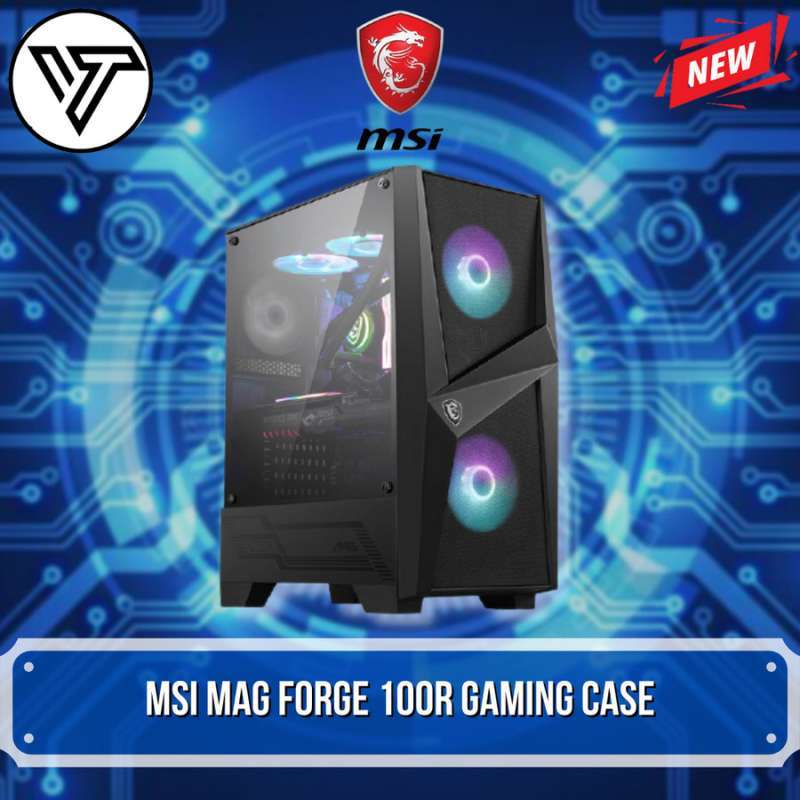 Jual MSI MAG FORGE 100R GAMING COMPUTER CASE di Seller VT Computers ...