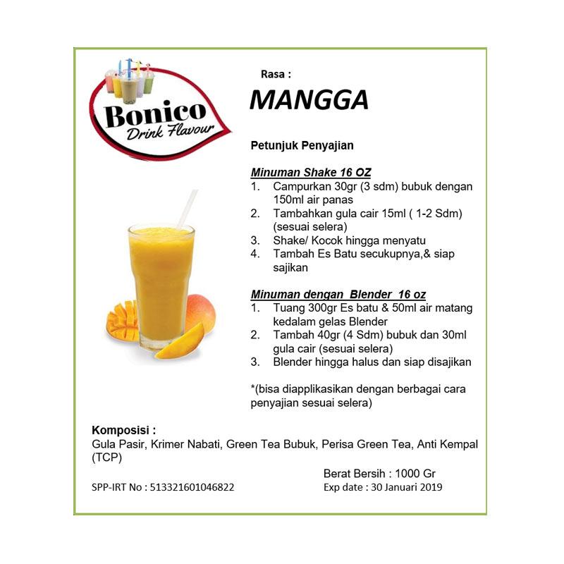 Promo Bonico Mangga Shake Milk Ice Blend Minuman Bubuk [500 G] Diskon ...