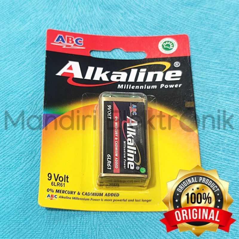 Jual ABC Alkaline Baterai Battery Kotak 9V Alkaline 9 Volt - Baterai ...