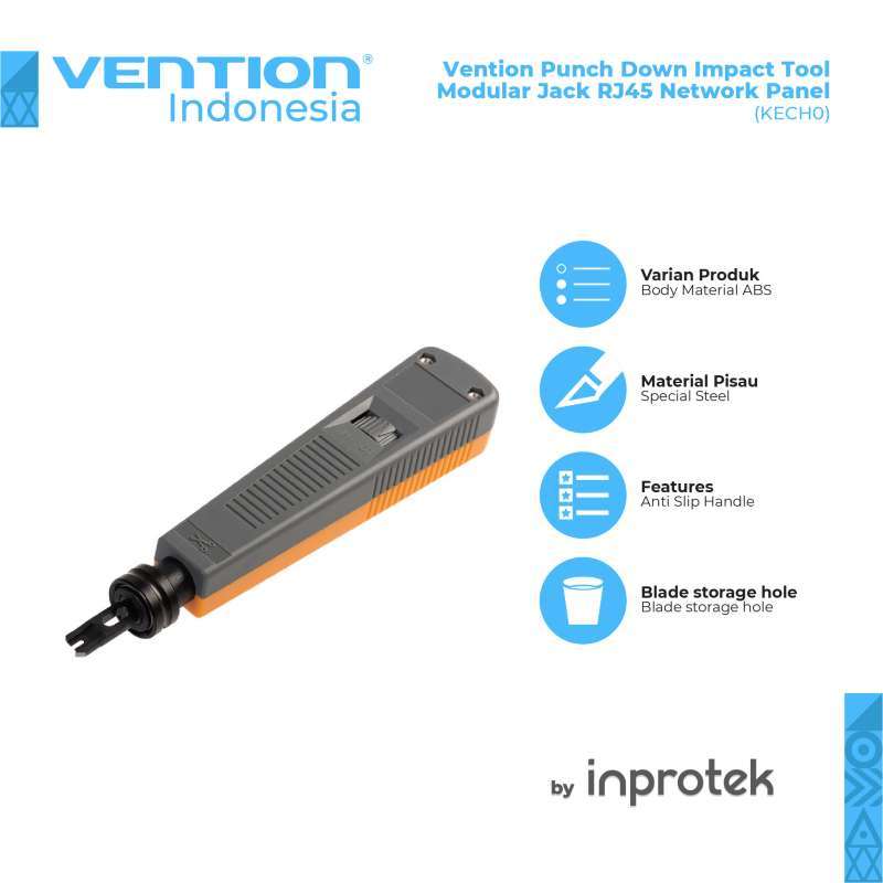 Jual Vention Punch Down Impact Tool Modular Jack RJ45 Network Panel di ...