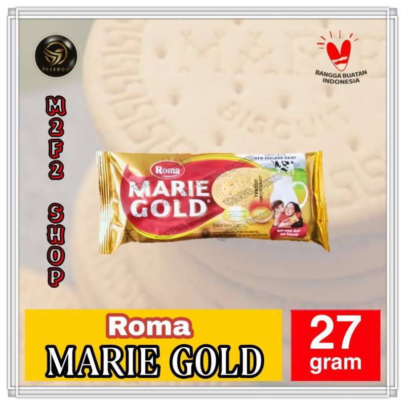 Jual Roma Biskuit Marie Gold - 27 gr (Kemasan Satuan) di Seller M2F2 ...
