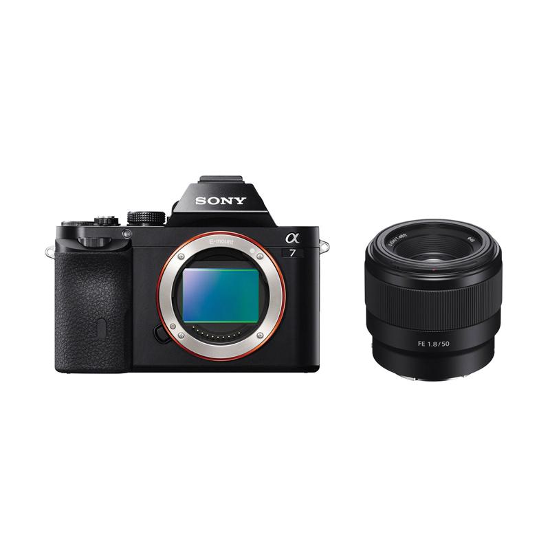 Jual INSTAXSHOP SONY A7 Kamera Mirrorless + FE 50mm f-1.8 Lensa Kamera ...
