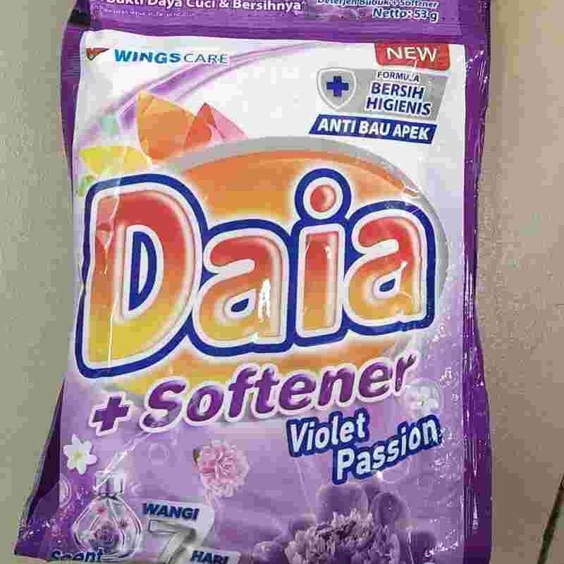 Jual Daia Deterjen Bubuk 53 Gram (1 Renceng Isi 6 Sachet) Di Seller Je ...