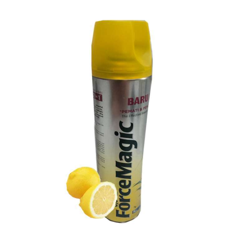 Jual Force Magic 2in1 Lemon Pembasmi Nyamuk Aerosol 600 Ml Di Seller ...