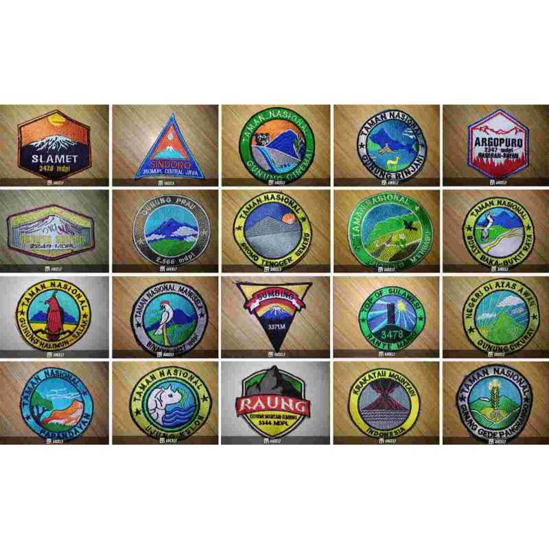 Jual Emblem Bordir Gunung dan Taman Nasional di Seller Andelf ... Jual Emblem Bordir Gunung dan Taman Nasional di Seller Andelf ...