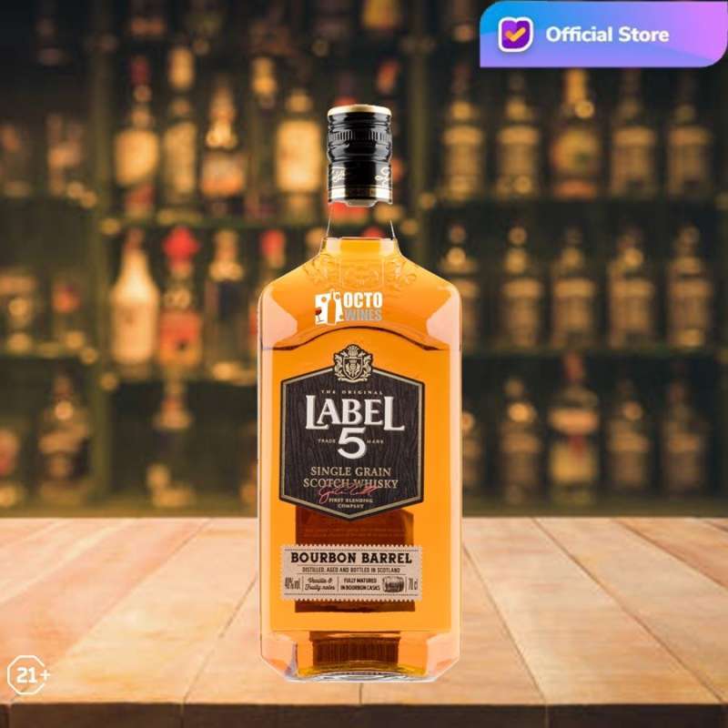 Jual ORIGINAL Label5 Label 5 Bourbon Barrel Single Grain Scotch Whisky di Seller Octo Wines ...