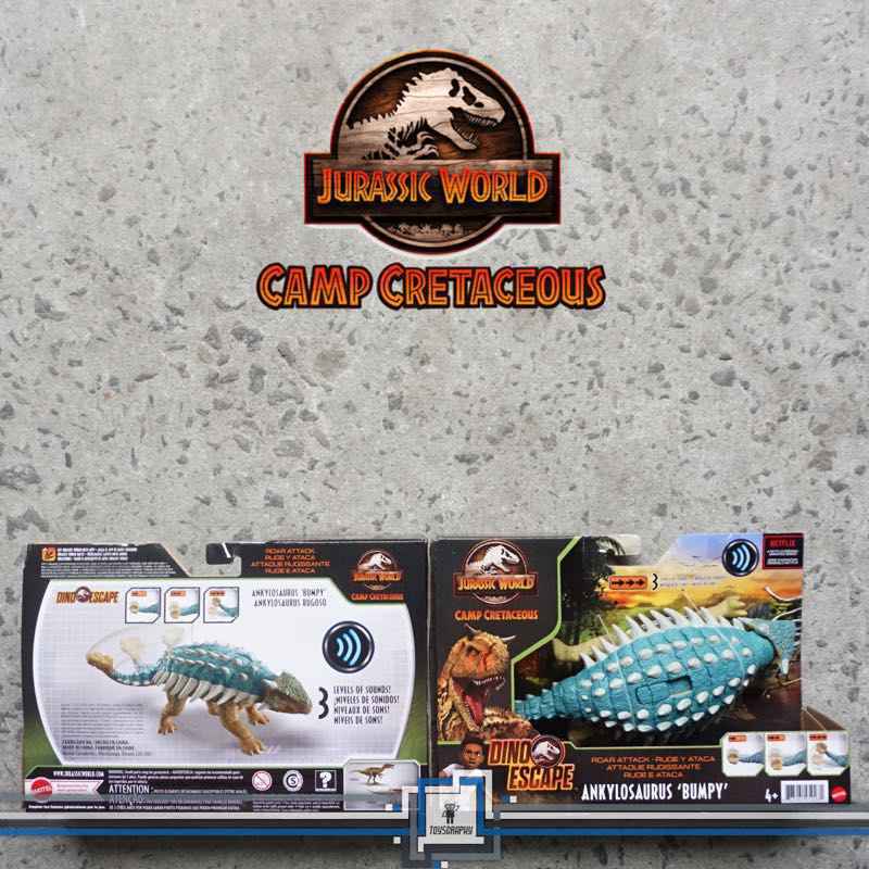 Promo Jurassic World Camp Cretaceous Ankylosaurus Bumpy Roar With Sound