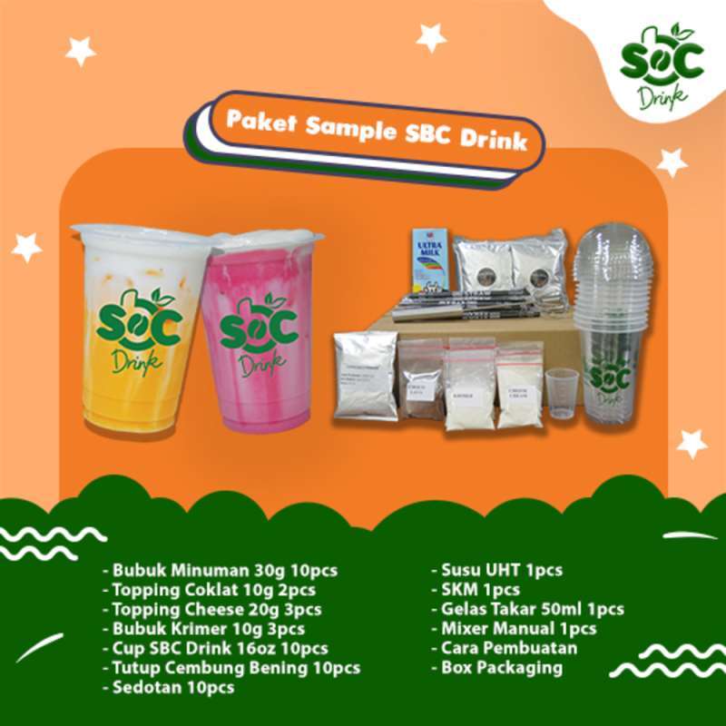 Jual PAKET SAMPLE USAHA - Paket SBC Drink / Paket Usaha Minuman di ...
