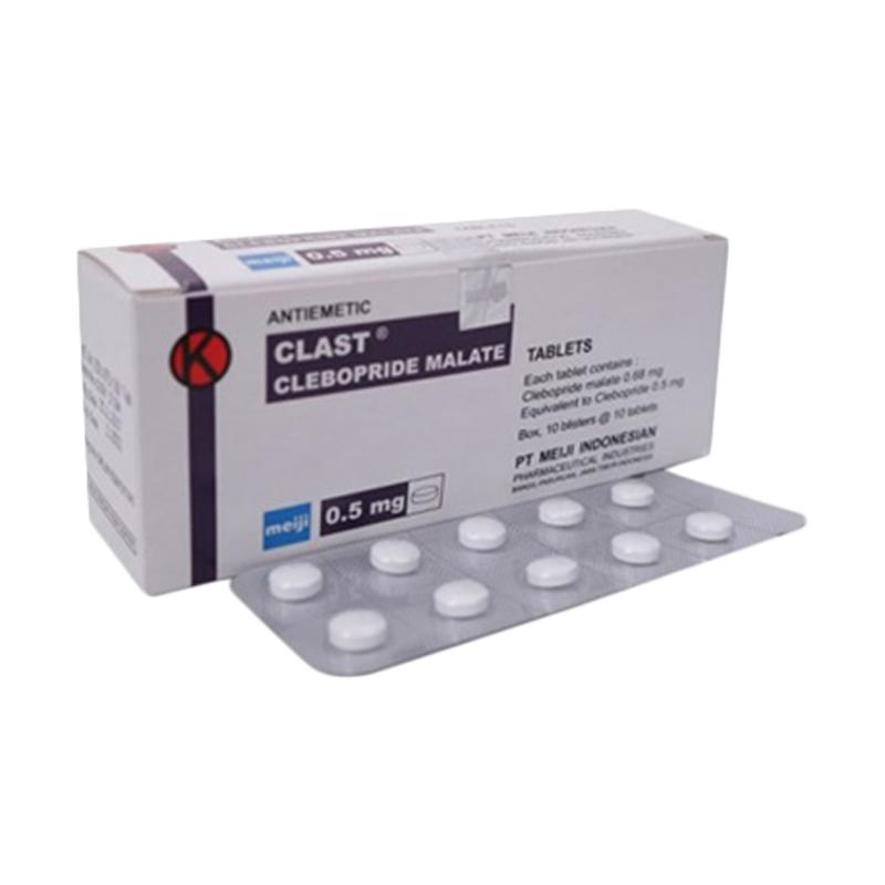 Jual Meiji Clast Obat Mual dan Muntah [0.5 MG/ 10 Tablet] di Seller RX ...