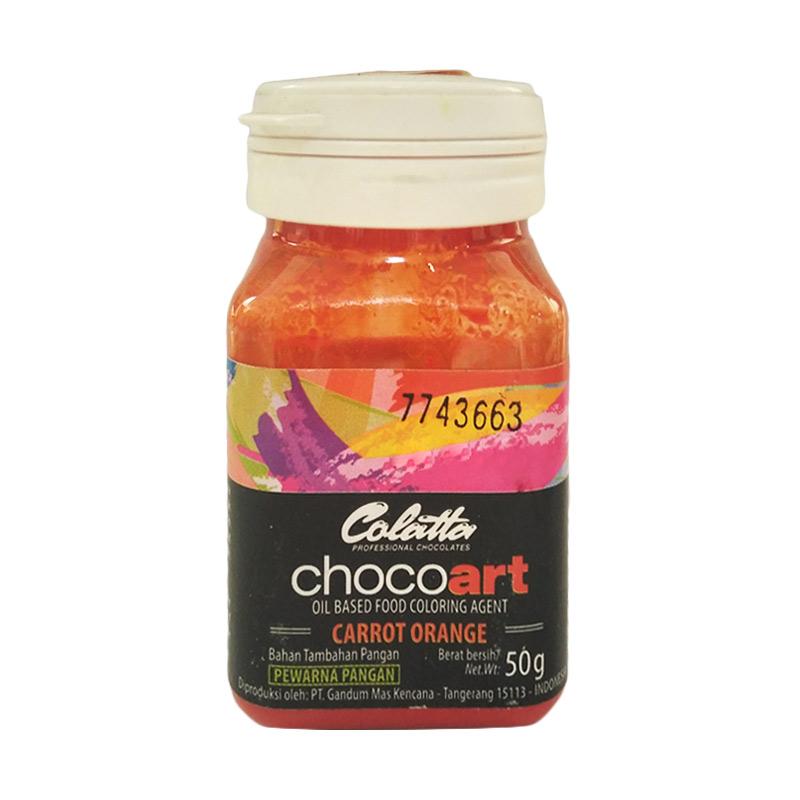 Jual Colatta Chocoart Carrot Orange Pewarna Makanan [50 g] di Seller Ok ...