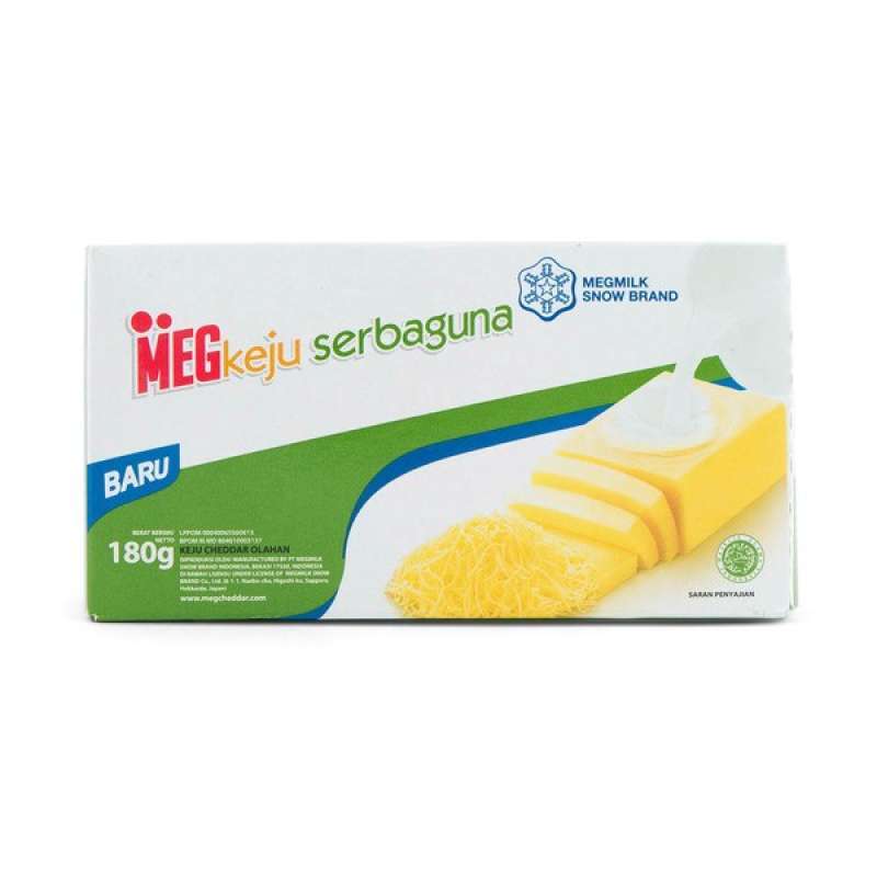 Jual MEG All Purpose Cheese 160g - Keju Serbaguna Balok - Hijau di ...