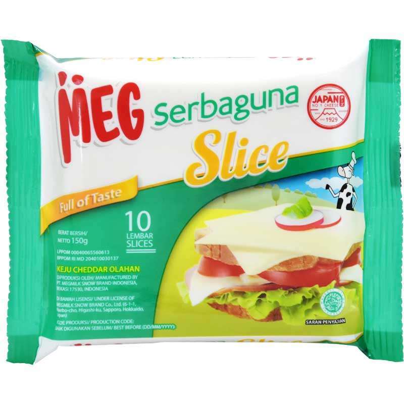 Jual MEG Slice All Purpose Cheese 10 - Keju Serbaguna isi 10 Lembar di ...