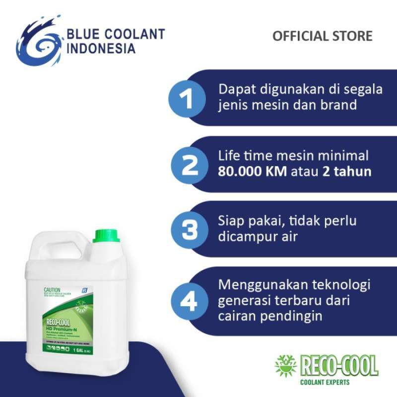 Promo Air Radiator Coolant Reco-Cool HD Premium-N 25% Siap Pakai Diskon ...