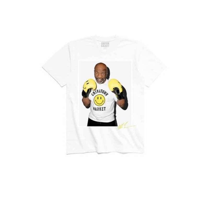 Jual USS - CTM X MIKE TYSON SMILEY PHOTO WHITE TEE - Putih XL di Seller ...