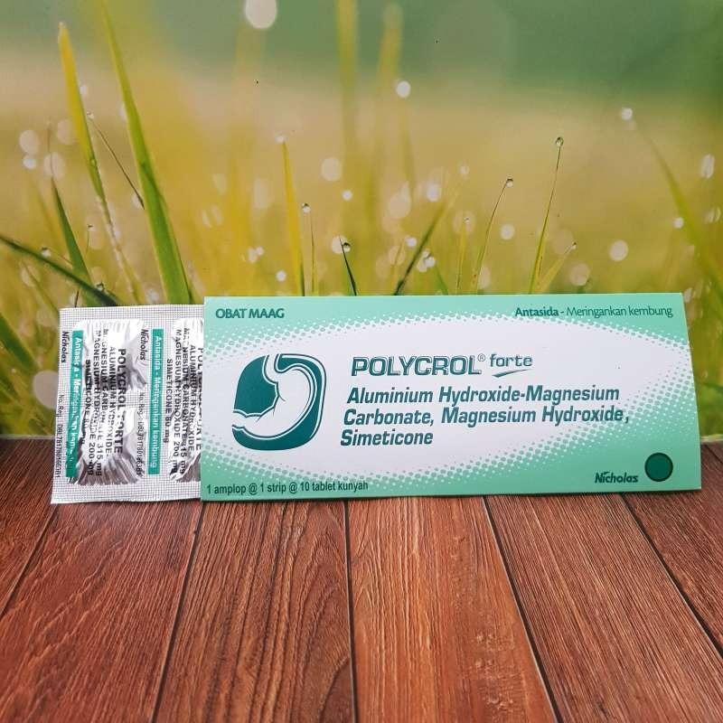 Jual POLYCROL FORTE Per Strip 10 Tablet - Utk Maag Dan Perut Kembung di ...