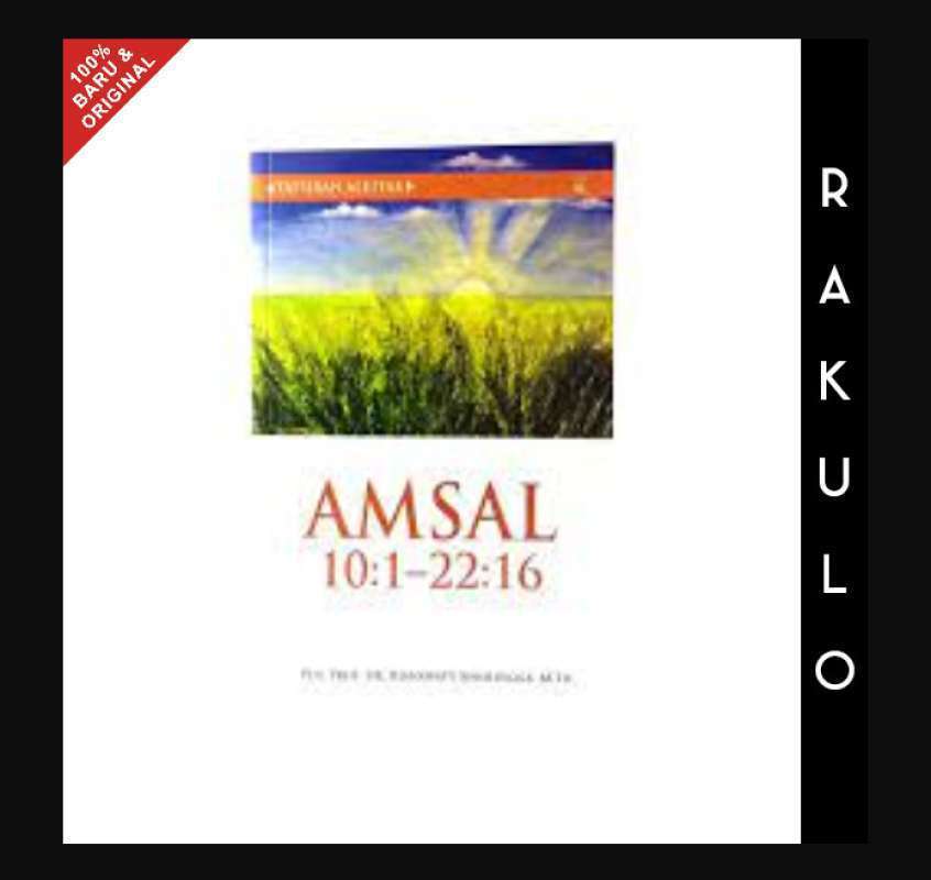 Jual Buku Tafsiran Alkitab - Kitab Amsal Pasal 10:1 - 22:16 di Seller Toko Buku Rohani UAA ...