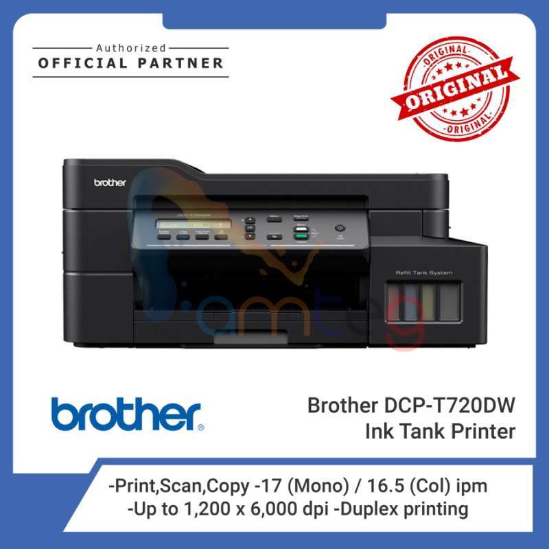 Jual Brother Printer Dcp-t720dw Ink Tank / Print / Scan / Copy / Wireless Di Seller Grosiria ...