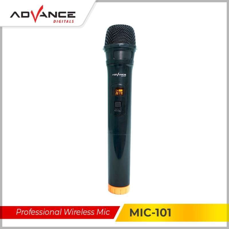 Promo Advance Mic Professional Wireless Microphone Single Mic-101 Mic ...