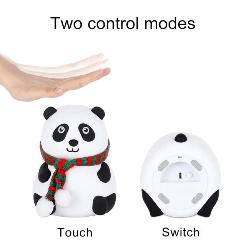 Promo Lampu tidur Portable Panda 7 Warna / touch led lamp Squishy 2 ...