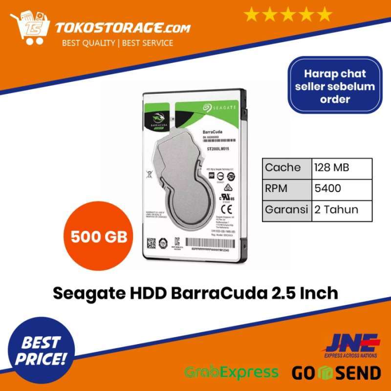 Jual Seagate Barracuda 2.5 - Hdd Hardisk Internal Laptop/notebook Di Seller Toko Storage ...