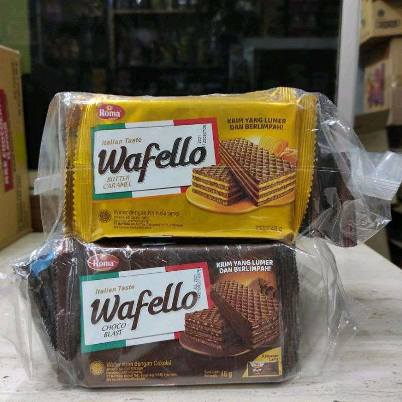 Jual roma wafer wafelo 48gr isi 10pcs di Seller TOKO ZALFA 2 - Cimuning ...