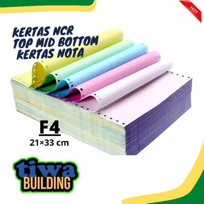 Jual Kertas Ncr / Kertas Nota / Kertas Karbon Top Mid Bottom Ukuran ...