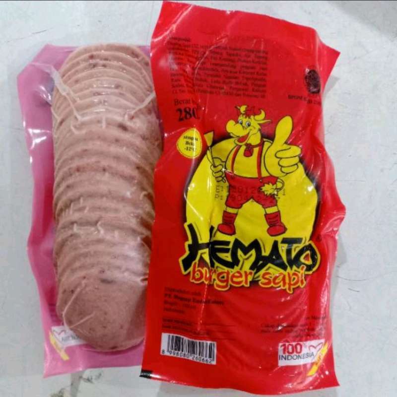 Jual Beef Burger Hemato Isi 20 Termurah - Harga Grosir Terupdate Hari ...
