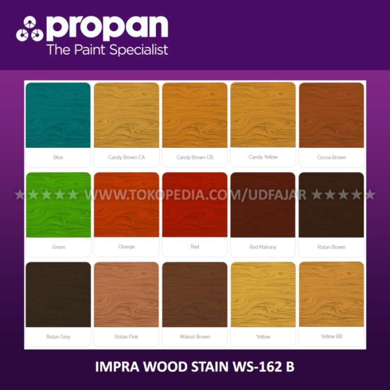 Promo Impra Wood Stain Ws-162 B Dari Propan - Blue Diskon 9% Di Seller ...