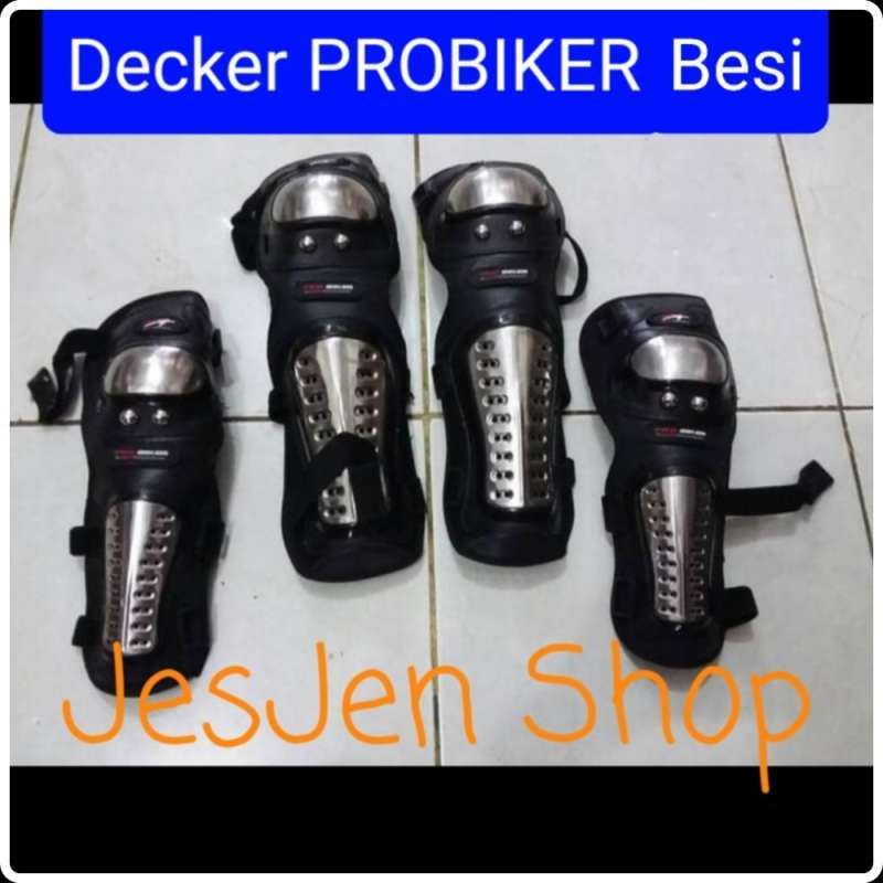 Promo Deker Dekker Decker PROBIKER Besi Metal Lutut Siku Knee Elbow ...
