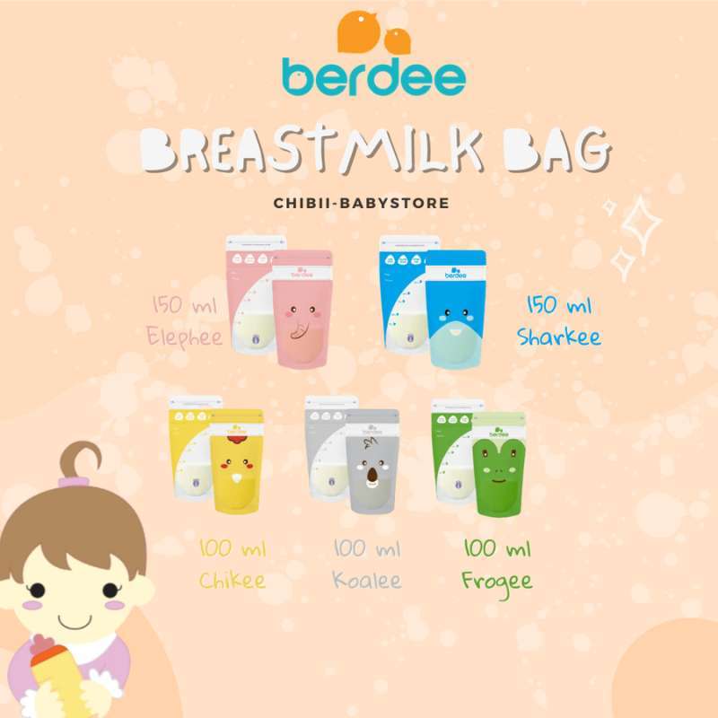 Jual Berdee Kantong Asi Bayi Breastmilk Bag Breast Milk Bag Tempat Asi ...