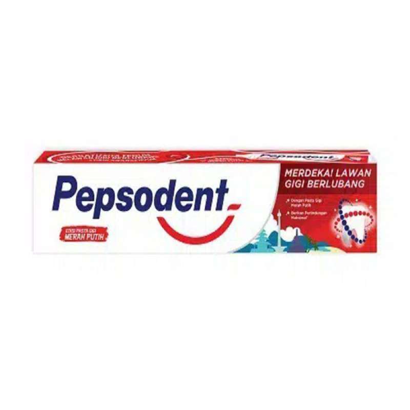 Jual PEPSODENT Pencegah Gigi Berlubang Pasta Gigi Edisi Spesial Merah ...