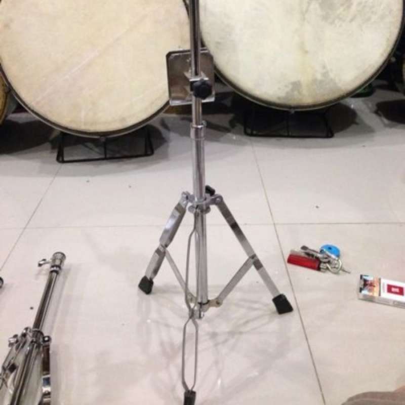 Jual ORIGINAL tiang simbal jagrak stand cymbal marawis standar lokal di ...
