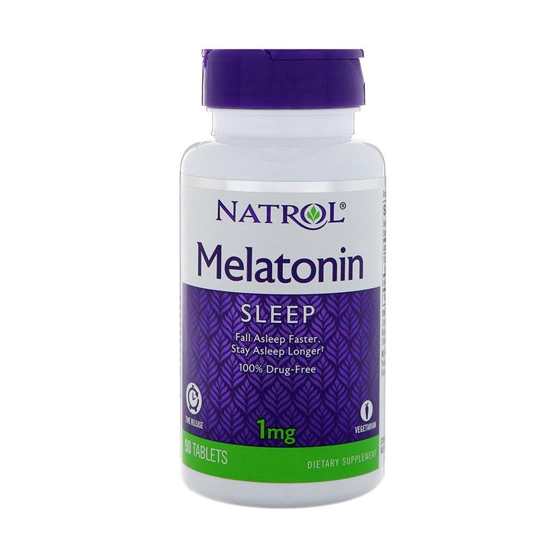 Jual Natrol Melatonin Time Release 1 mg Multivitamin & Suplemen [90 ...