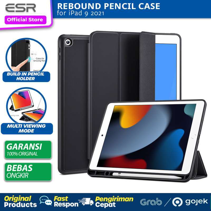 Jual Case iPad 9 2021 - Original ESR Rebound Pencil Flip Casing Cover ...