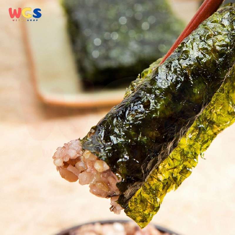 Jual Kim Nori Korean Crispy Seaweed Snack Natural Sea Salt 4g X 3p 12g ...