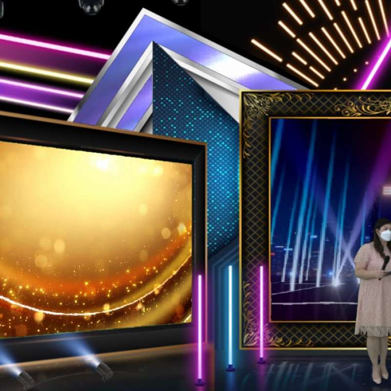 Promo Vmix 3d Virtual Set Stage Theme+ Script + 7 Overlay Video UV ...