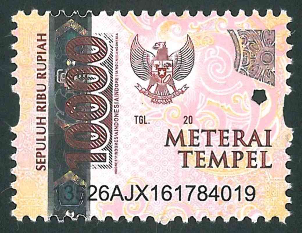 Jual METERAI 10000 RP 10000 10RB PERANGKO SURAT di Seller solusirumah ...