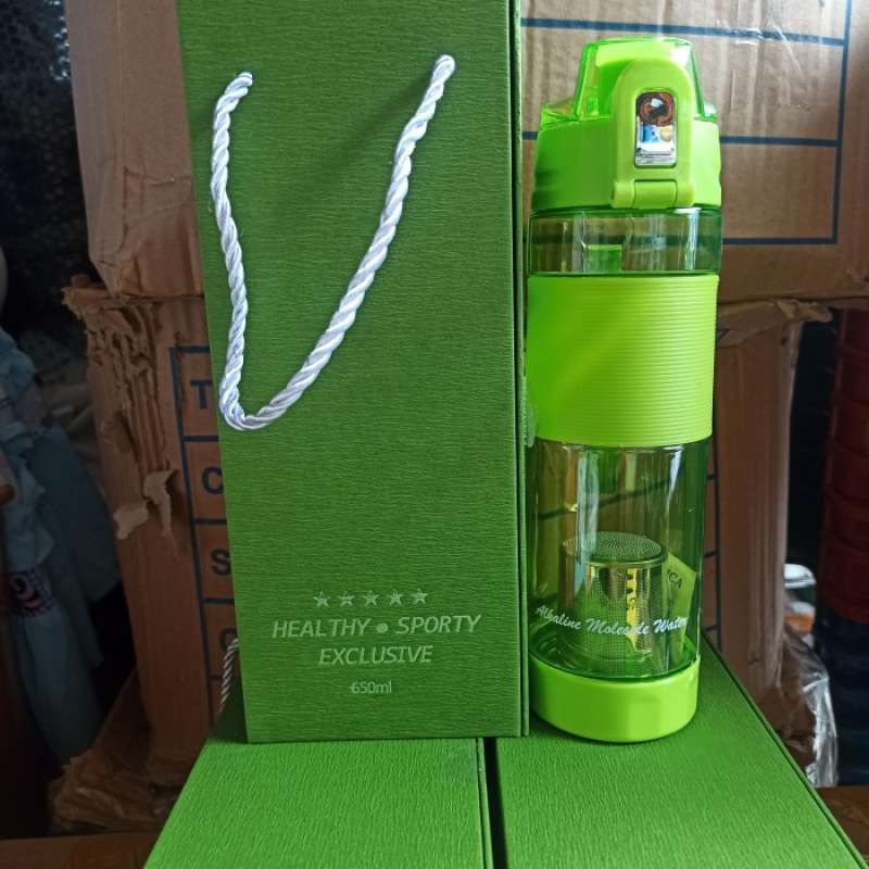 Jual ORIGINAL Botol air || Termos Hydrogen Alkaline - Hijau di Seller ...