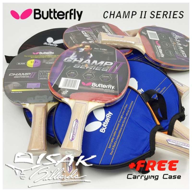 Jual Butterfly Champ Ii Pingpong Bat - Tenis Meja Ping Pong Tennis Bet (kode 009) Di Seller ...