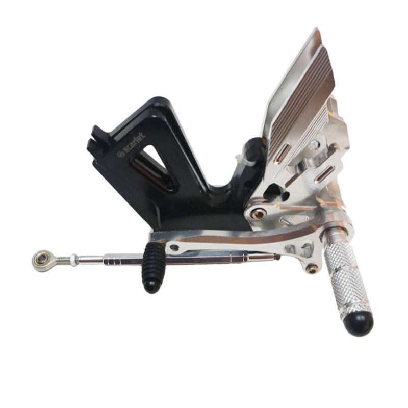 Jual Scarlet Racing 2 Tone CNC Underbond Foot Step Motor for Yamaha ...