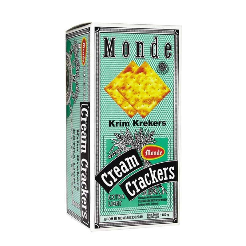 Jual Medan - Monde Cream Crackers Blue Biskuit [180 g] di Seller ...