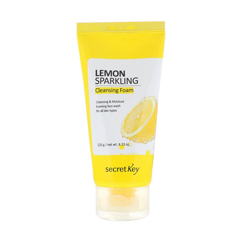 Jual Secret Key Lemon Sparkling Cleansing Foam [120 mL] di Seller ...