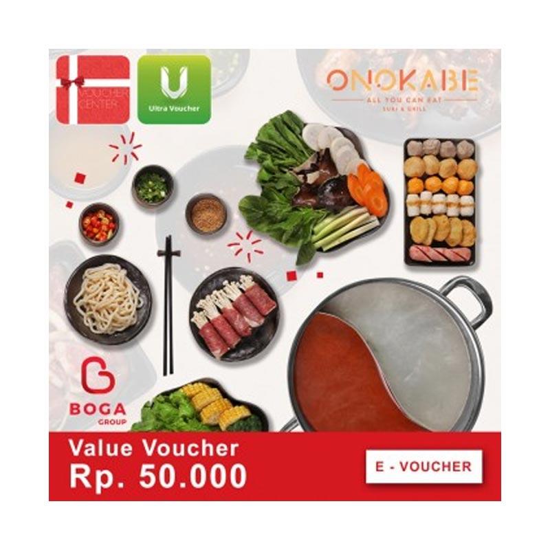 Promo Boga Group - Onokabe Voucher Digital Value Rp. 50.000 Diskon 2% ...