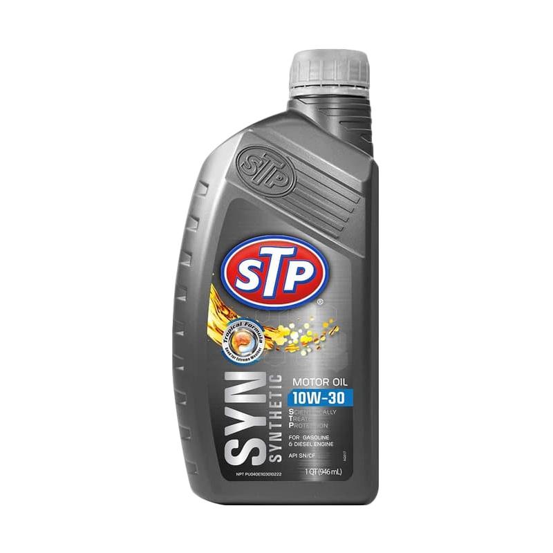 Promo STP Synthetic Motor Oil 10W-30 Oli Pelumas Mesin Mobil [946 mL] Diskon 22% di Seller STP ...