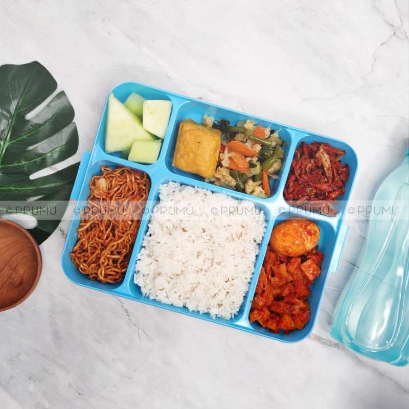 Jual Kotak Makan Catering 6 Sekat - Kotak Bekal - Tempat Makan - Lunch Box - Tempat Bekal - Clio ...