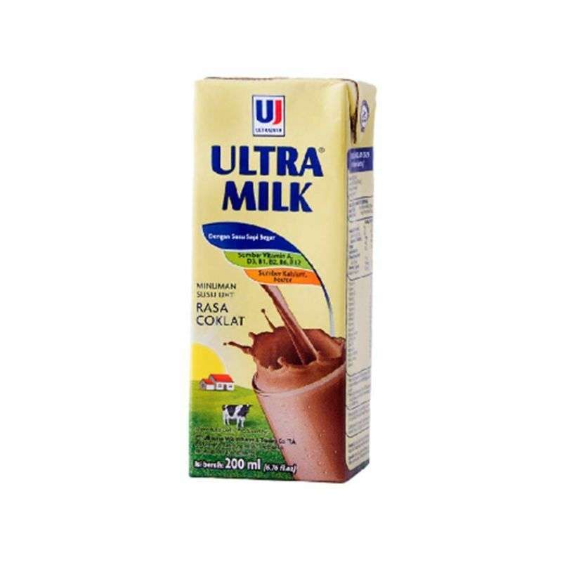 Jual Ultra Milk Chocolate Tetrapak Slim 200ml Di Seller Viva Apotek ...